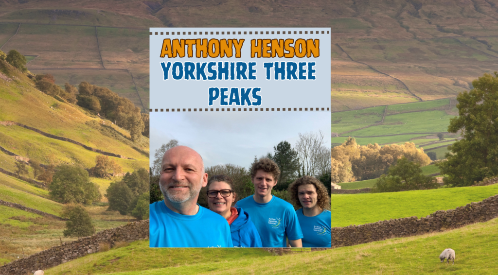 Anthony Henson Yorkshire Three Peaks for Active Against Cancer ...